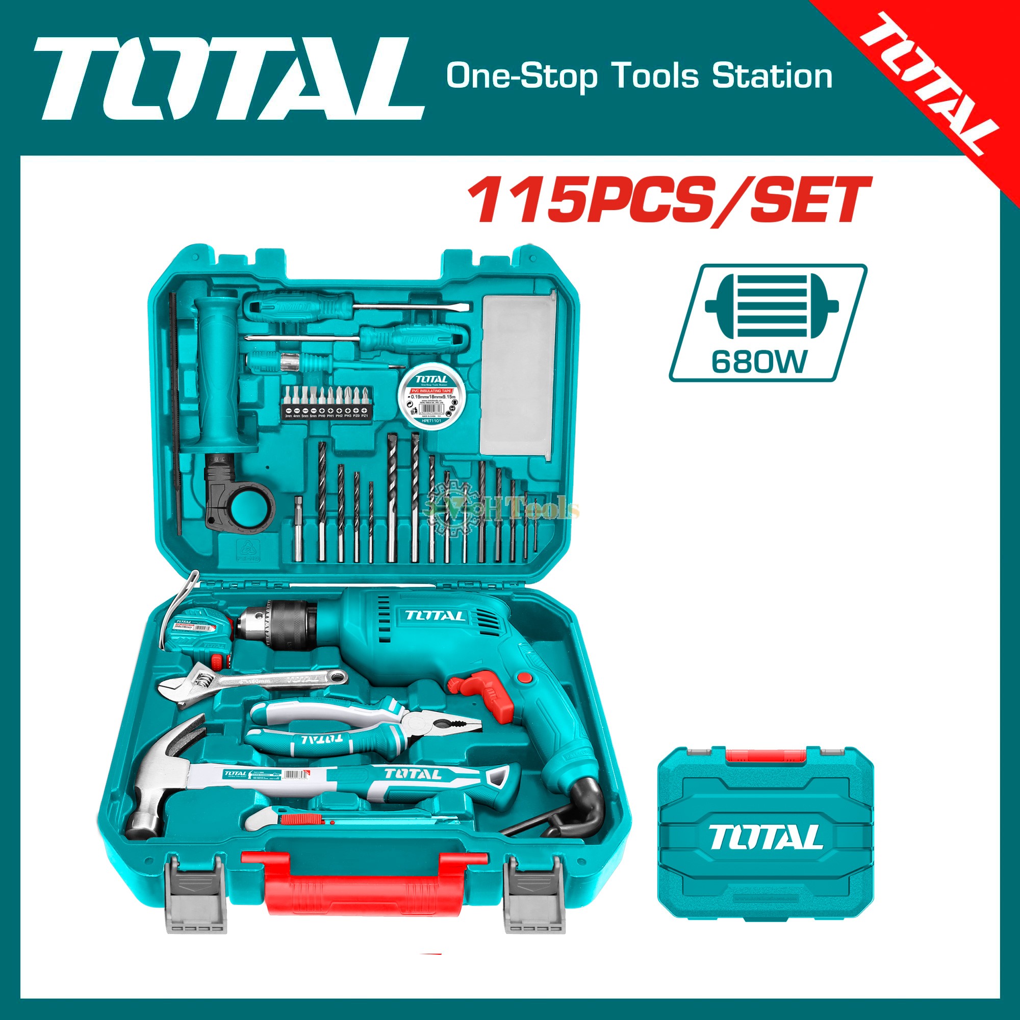 Tools set 115 Pcs - Voh Tools