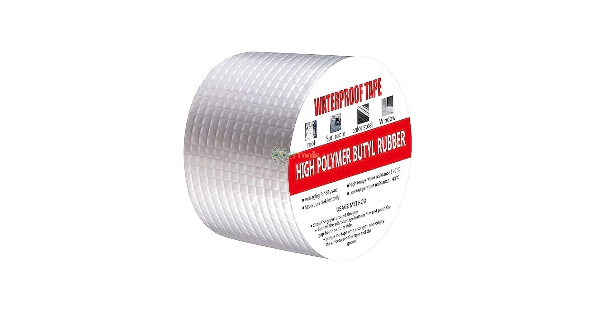 Butyl Tape 10cmx10m Adhesive waterproof tape - Voh Tools