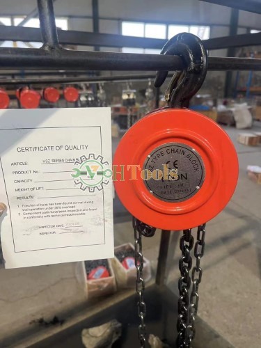 Chain Block Manual 1 Tonne 6 Meters - Voh Tools