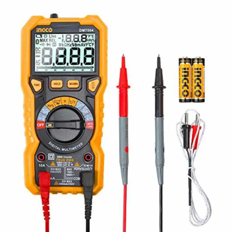 Ingco Digital multimeter 6000 counts - Voh Tools